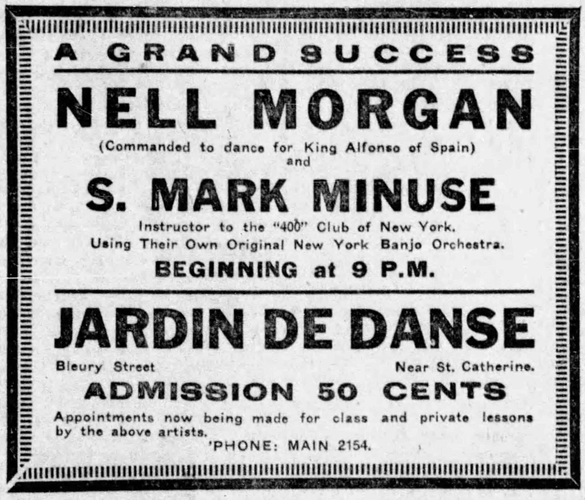 1915 - Montréal Concert Poster Archive