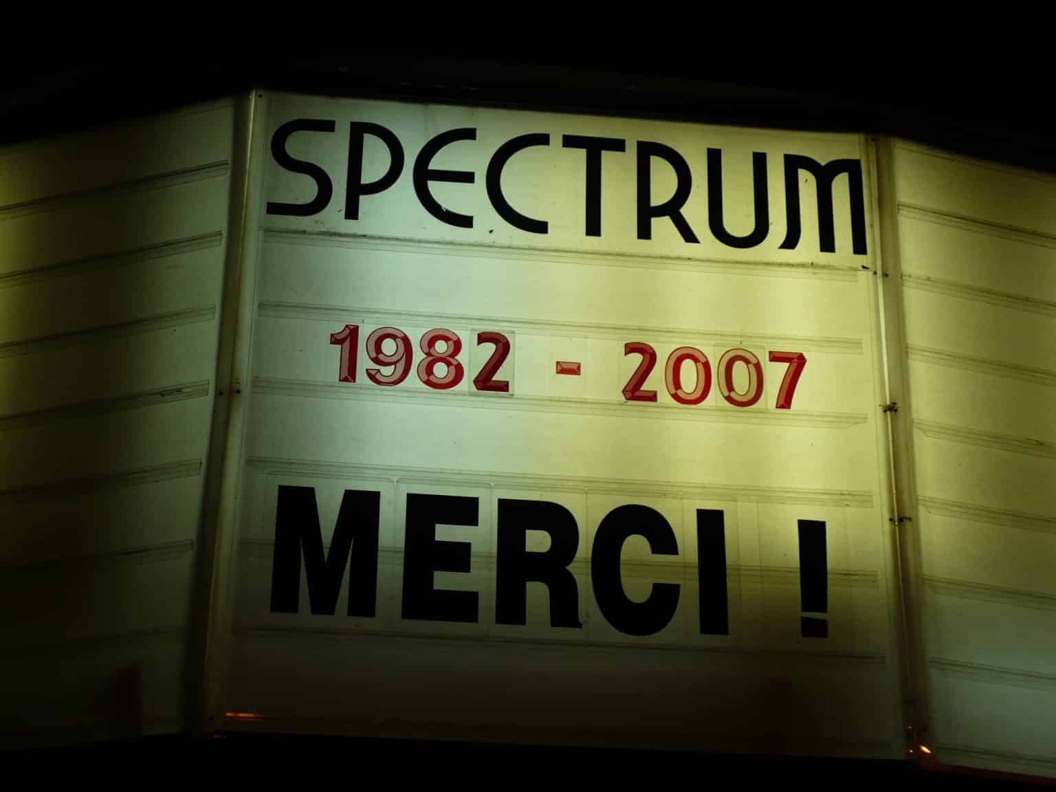 Spectrum - Montréal Concert Poster Archive