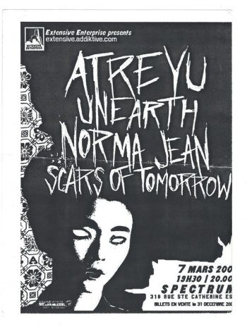 Spectrum de Montréal - Montréal Concert Poster Archive