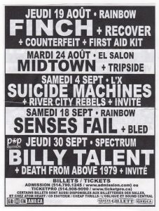 Spectrum de Montréal - Montréal Concert Poster Archive