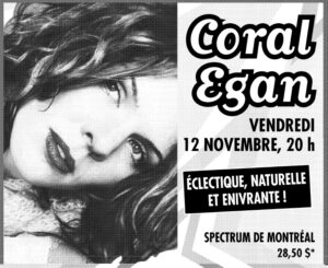 Spectrum de Montréal - Montréal Concert Poster Archive